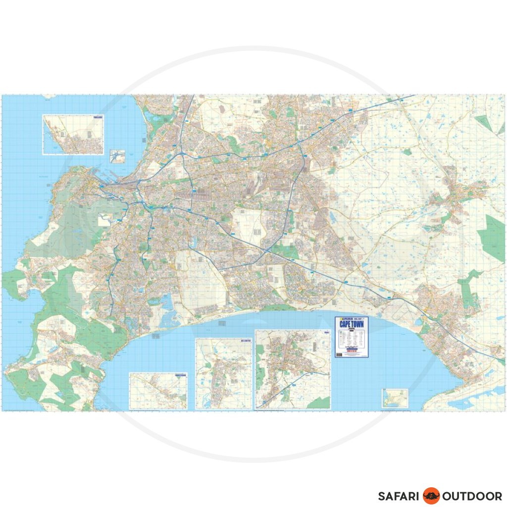 MAP CAPE WEST WALLMAPS